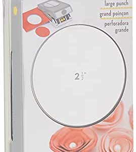 EK Tools Circle Paper Punch, 2.5-Inch, New Package , White