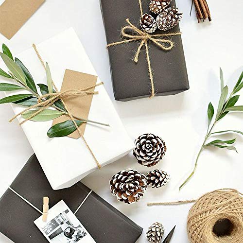 RUSPEPA Black Kraft Paper Roll - 18 inches x 100 feet - Recyclable Paper Perfect for for Crafts, Art, Wrapping, Packing, Postal, Shipping, Dunnage & Parcel