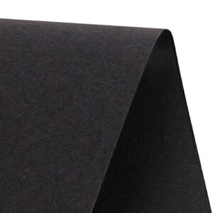 RUSPEPA Black Kraft Paper Roll - 18 inches x 100 feet - Recyclable Paper Perfect for for Crafts, Art, Wrapping, Packing, Postal, Shipping, Dunnage & Parcel