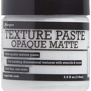 Ranger Texture Paste 4oz-Opaque -INK4444