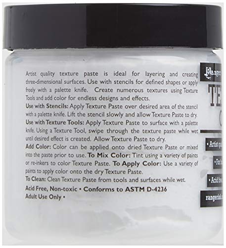 Ranger Texture Paste 4oz-Opaque -INK4444