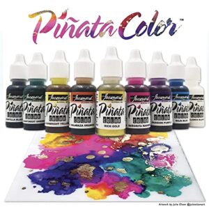 Pinata Blanco Alcohol Ink 4-Ounce, Pixiss 20ml Needle Tip Applicator Bottle and Funnel, Bundle for Yupo and Resin