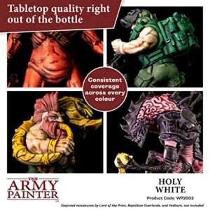 The Army Painter Holy White Speedpaint - Acrylic Non-Toxic Heavily Pigmented Water Based Paint for Tabletop Roleplaying, Boardgames, and Wargames Miniature Model Painting