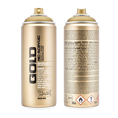 Montana Cans Montana 400 ml Color, Gold Matte Spray Paint