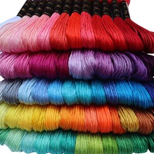 122 skeins Embroidery Floss - Embroidery Thread - Friendship Bracelet String for Cross Stitch, Hand Embroidery, String Art