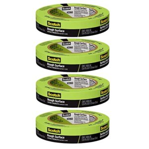 scotch painter’s tape 2060-1a 2060 masking tape, 1-inch by 60-yard, green, 4 pack