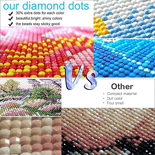 GemZono Jesus Diamond Art Painting Kits for Adults - Full Drill Diamond Dots Paintings for Beginners 5D Paint with Diamonds Pictures Gem Art Painting Kits DIY Adult Crafts 12x16inch