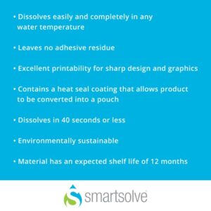 SmartSolve Water-Soluble Tape | 1” x 30 Yards | Dissolves Quickly in Water | Self Adhesive | Mask for Hydrographics & Double Dipping | Crafts & Labels | Biodegradable | Eco-Friendly