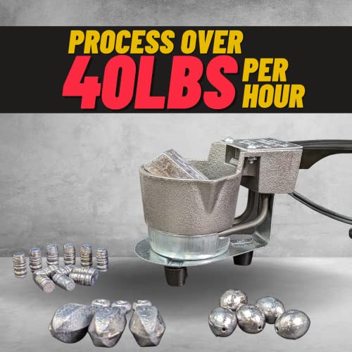 Do-It Hot Pot 2 | Melts Lead Ingots Quickly | Electric Melting Pot for Lead | 4 Pound Capacity | Lead Melting Pot for Fishing Weight Molds & Bullet Casting Molds | Made in The USA