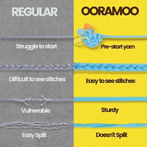 OORAMOO Crochet Kit for Beginners - Cute Bird, Beginner Crochet Starter Kit for Complete Beginners Adults, Crocheting Knitting Kit with Step-by-Step Video Tutorials