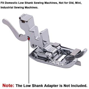 Stitch in Ditch Foot/Edge Joining Foot Sewing Machine Presser Foot - Fits All Low Shank Snap-On Singer, Brother, Babylock, Janome, Kenmore, White, Juki, New Home, Simplicity, Elna etc.