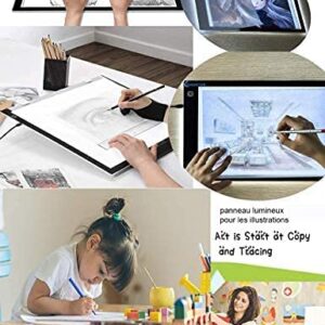 XIAOSTAR Light Box Drawing A4,Tracing Board with Brightness Adjustable for Artists, Animation Drawing, Sketching, Animation, X-ray Viewing