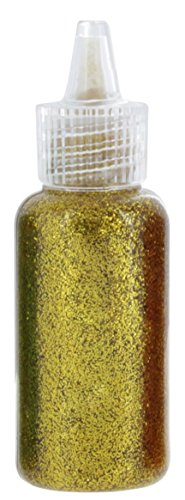 Glitter Glue for Crafts in Bright Classic Colors: Gold, Silver, Red, Green, Blue & Purple Used for Gluing, Drawing, Writing, Outlining (6 Pack)