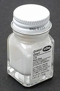 testor’s 1145tt 1/4 oz white gloss enamel hobby paint