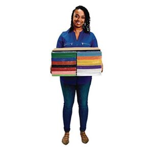 colorations construction paper classroom pack, 9″ x 12″, 2200 sheets, assorted colors, heavyweight construction paper, bulk construction paper, craft paper, painting paper, coloring & drawing paper