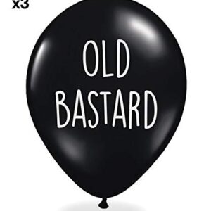 Funny Party Pieces Abusive Birthday Balloons - Pack Of 12 Different Funny Offensive Balloons (For Him)