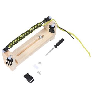 adjustable length paracord jig bracelet maker wooden frame-paracord braiding weaving craft tool kit, wristband maker