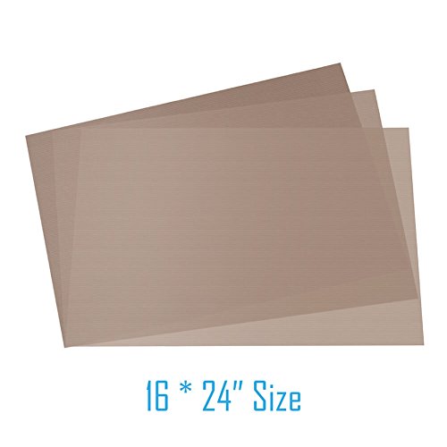 Selizo 10 Pack PTFE Teflon Sheet for Heat Press 16" x 24" Non Stick Heat Resistant Craft Mat