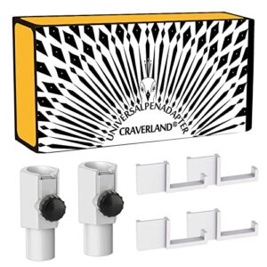 craverland universal pen adapter for cricut maker 3/explore 3/air 2/air/maker/explore cutting machine,one adapter fits all pens markers scoring stylus pen holders set for cricut