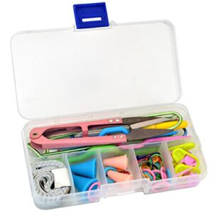 Dxhycc New Basic Knitting Tools Accessories Supplies with Case Knit Kit Lots