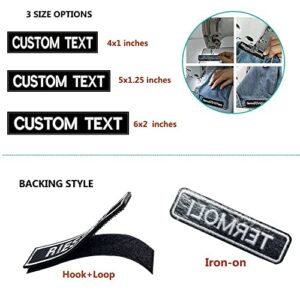 Customized Name Patch, Custom Rocker Rider Motorcycle Biker Name Patches Patches Hook Fastener,Uniform,Work Shirt Name Patch