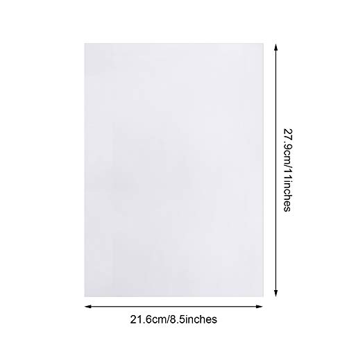 200 Sheets Tracing Paper 8.5 x 11 inches Artists Tracing Paper White Trace Paper Translucent Clear Carbon Paper for Pencil Sketching Tracing Printing Drawing Animation