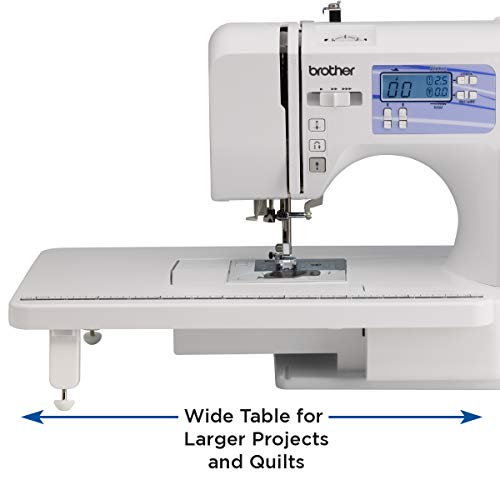 Brother HC1850 Sewing and Quilting Machine, 185 Built-in Stitches, LCD Display, 8 Included Feet