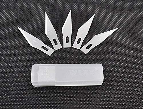 Color You Professional Stainless Steel Precision Knife Hobby Knife Razor Tool with 5 Spare Blades for Phone PC Tablet Drone Repair DIY Art Work Cutting Caving Knife Sculpture, etc.