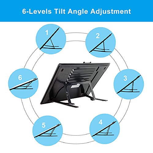 A3 Light Pad, TOHETO Wireless Battery Powered Light Box 3 Colors Stepless Dimmable and 6 Levels of Brightness Light Board for Tracing, Rechargeable LED Copy Board for Diamond Painting, Sketching