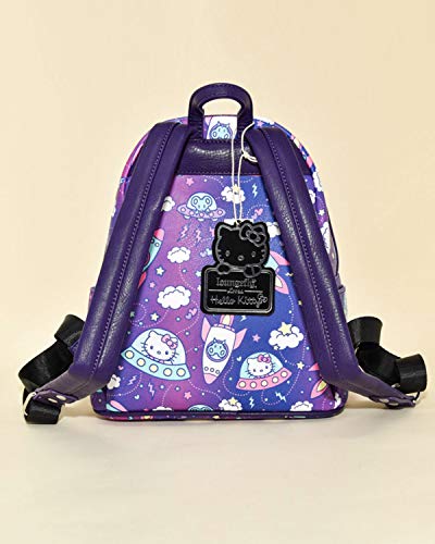 Loungefly Hello Kitty Spaceships Print Mini Backpack Standard