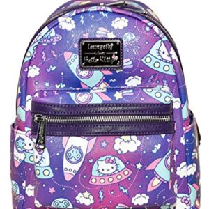 Loungefly Hello Kitty Spaceships Print Mini Backpack Standard