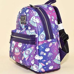 Loungefly Hello Kitty Spaceships Print Mini Backpack Standard