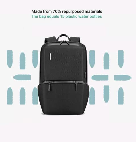 Kingsons, Travel Backpack for Men Women, Water Resistant 15.6 inch Laptop Backpack for Business with USB Charging Port, Multi-Function Work Backpack for Office College School Traveling