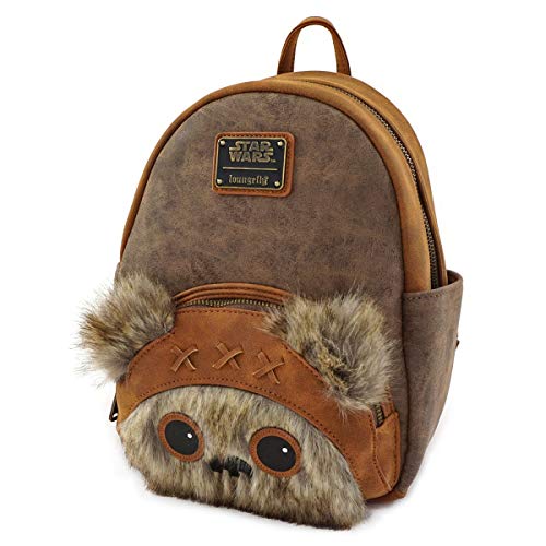 Loungefly Star Wars Ewok Faux Leather Cosplay Womens Mini Backpack Purse