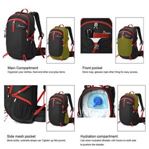 MOUNTAINTOP 40L Hiking/Camping Backpack for Men Women