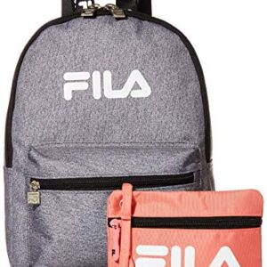 Fila Women's Hailee 13-in Backpack, Heather Grey, One Size