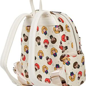 Loungefly Harry Potter Chibi Characters All Over Print Mini Backpack