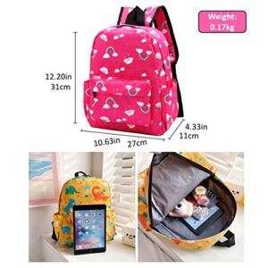 POWOFUN Kids Toddler Preschool Travel Backpack Cute Cartoon Backpack For Girls Boys Baby