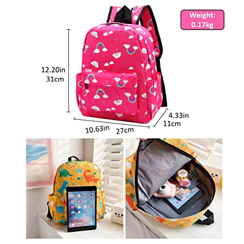 POWOFUN Kids Toddler Preschool Travel Backpack Cute Cartoon Backpack For Girls Boys Baby