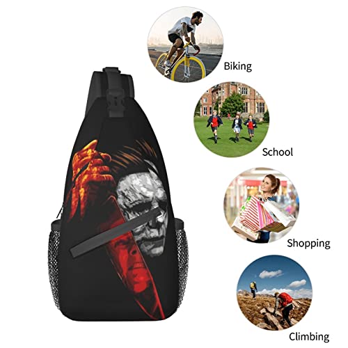 Urseow Backpack Sports Crossbody Sling Backpack Sling Bag Chest Bag Outdoor Casual Travel Backpack