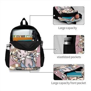 Inspired By Gacha-Life Adult Backpack Teen Men Women Outdoor School Bag Travel Outing Luggage Bag Black One Size