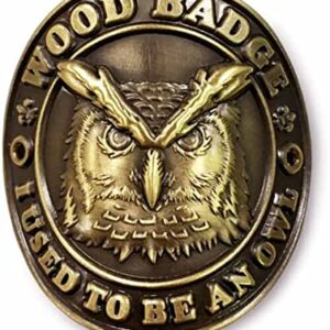 Wood Badge Owl Hiking Stick Medallion