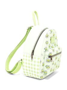 loungefly keroppi gingham mini backpack