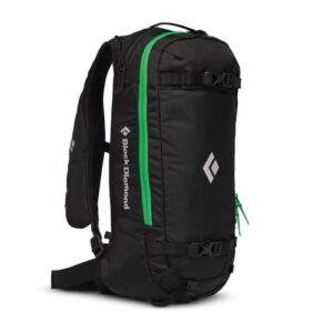 black diamond equipment dawn patrol 15 backpack, black, small/medium