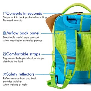 TWISE SIDE-KICK SCHOOL, TRAVEL ROLLING BACKPACK FOR KIDS AND TODDLERS (PUP)