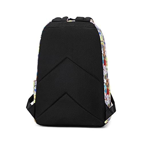 Wadirum Trend Printed School Backpack for Teenage Kids Schoolbag Dog