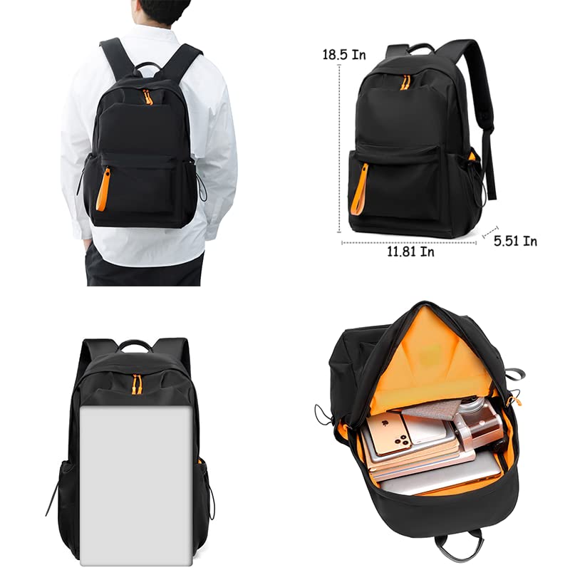 Travel Laptop Backpack for Men Women, High-Capacity Bookbag for School, Business Slim Durable Laptops Backpack Work Bag