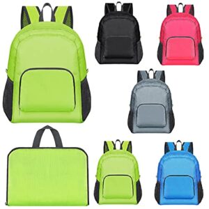 5 pack foldable backpacks bulk lightweight travel book bag camping backpack packable handy daypack waterproof portable hiking backpack for school student outdoor indoor sports boys girls