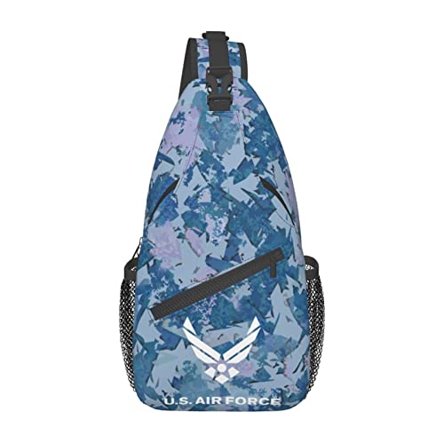 Us Air Force USAF Chest Bag Shoulder Bags Crossbody Bag Chest Pocket Camouflage