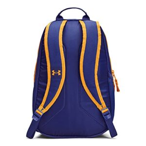 Under Armour Hustle Play Backpack, (486) Versa Blue/Rise/Bauhaus Blue, One Size Fits Most